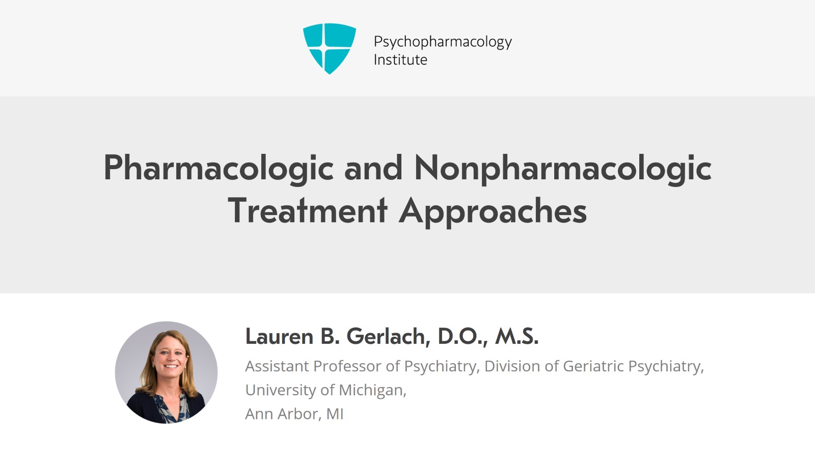 Psychopharmacology Institute